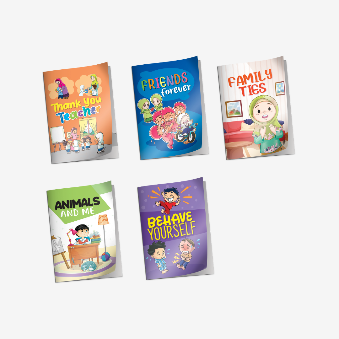 Set of Children's Storybooks (5 pieces) – arasmega.com